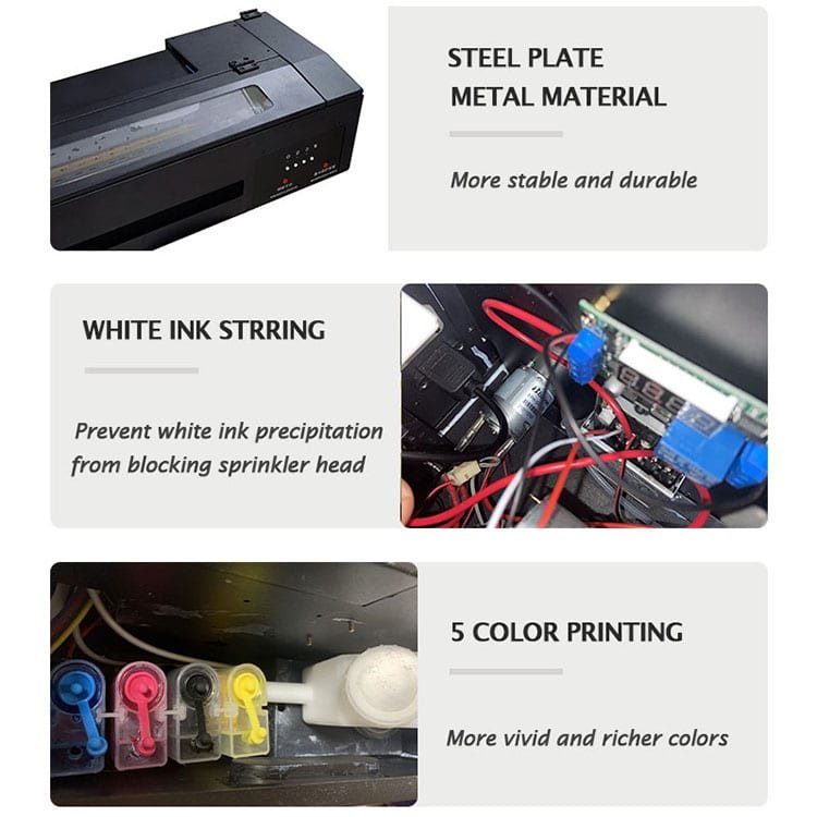 XP600 Head A3 UV Flatbed Printer Machine - DOYPrinter